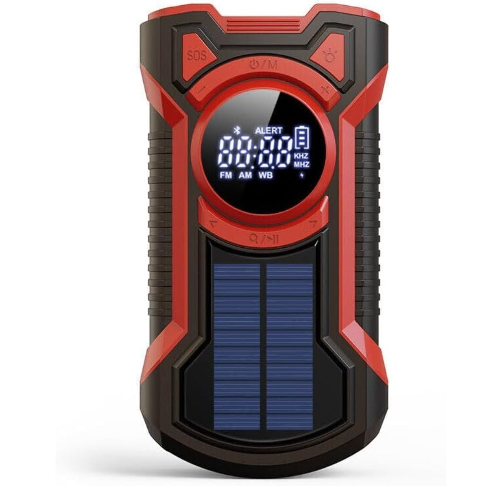 Pro Solar Digital Radio Emergency AM/FM/NOAA & LED Flashlight 5000mAH ...