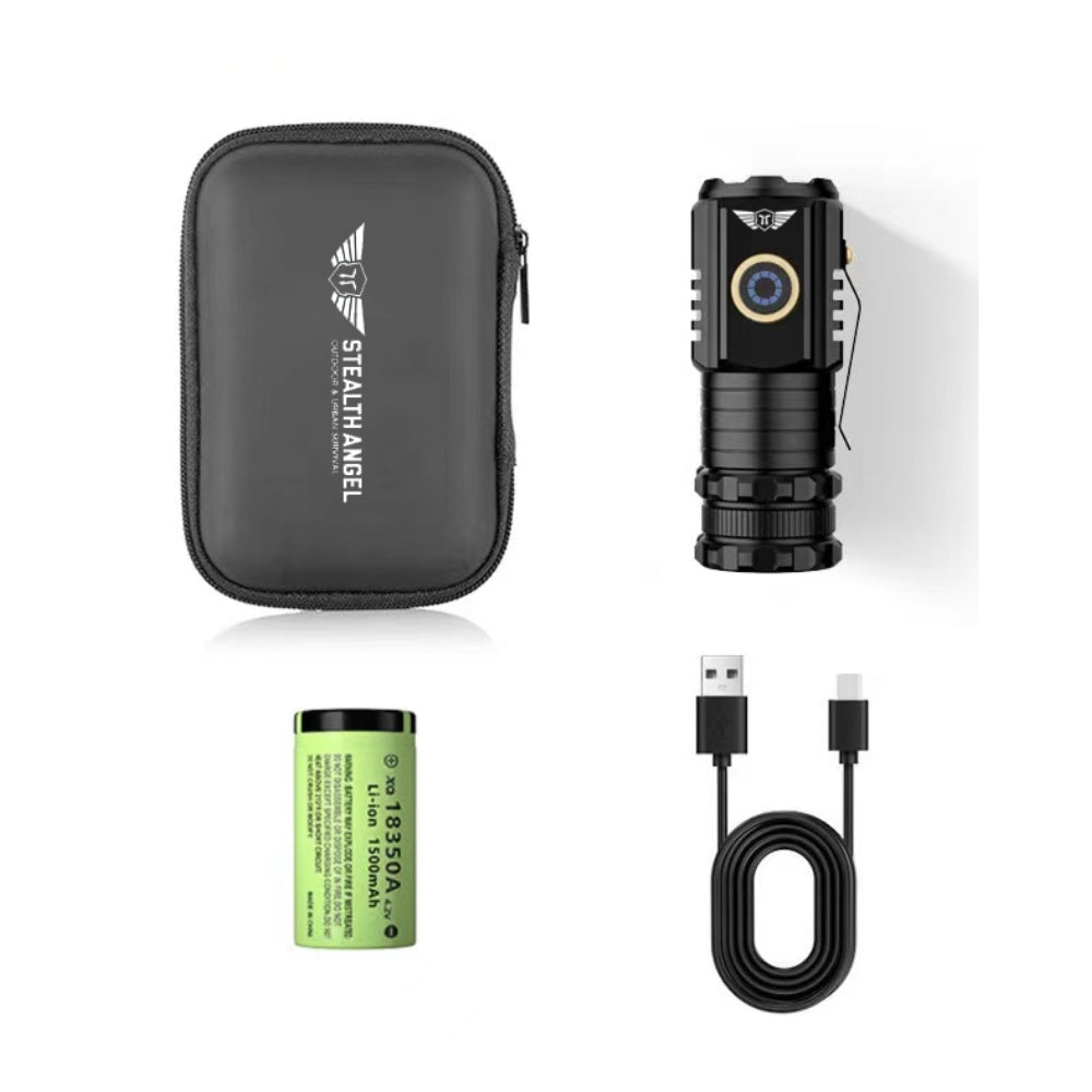 Mini Tact-2000 Flashlight Stealth Angel Survival - Stealth Angel Survival