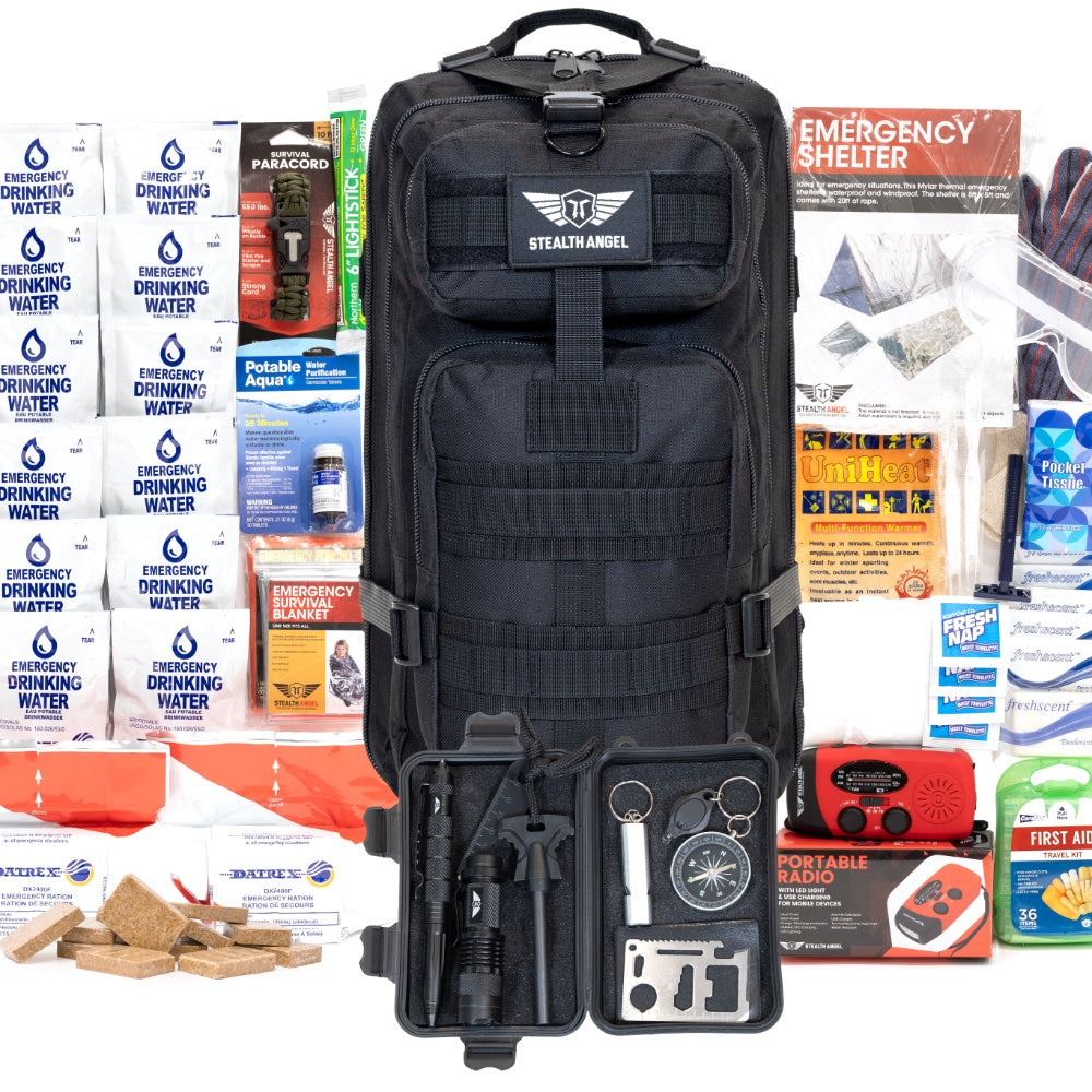 2 Person Emergency Kit / 72 Hour Backpack By Stealth Angel Survival ...