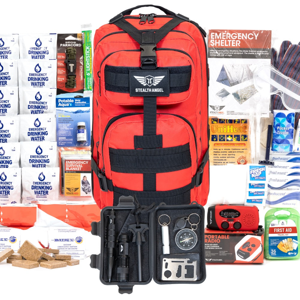 Stealth Angel 2 Person Emergency Kit / Survival Bag (72 Hours ...