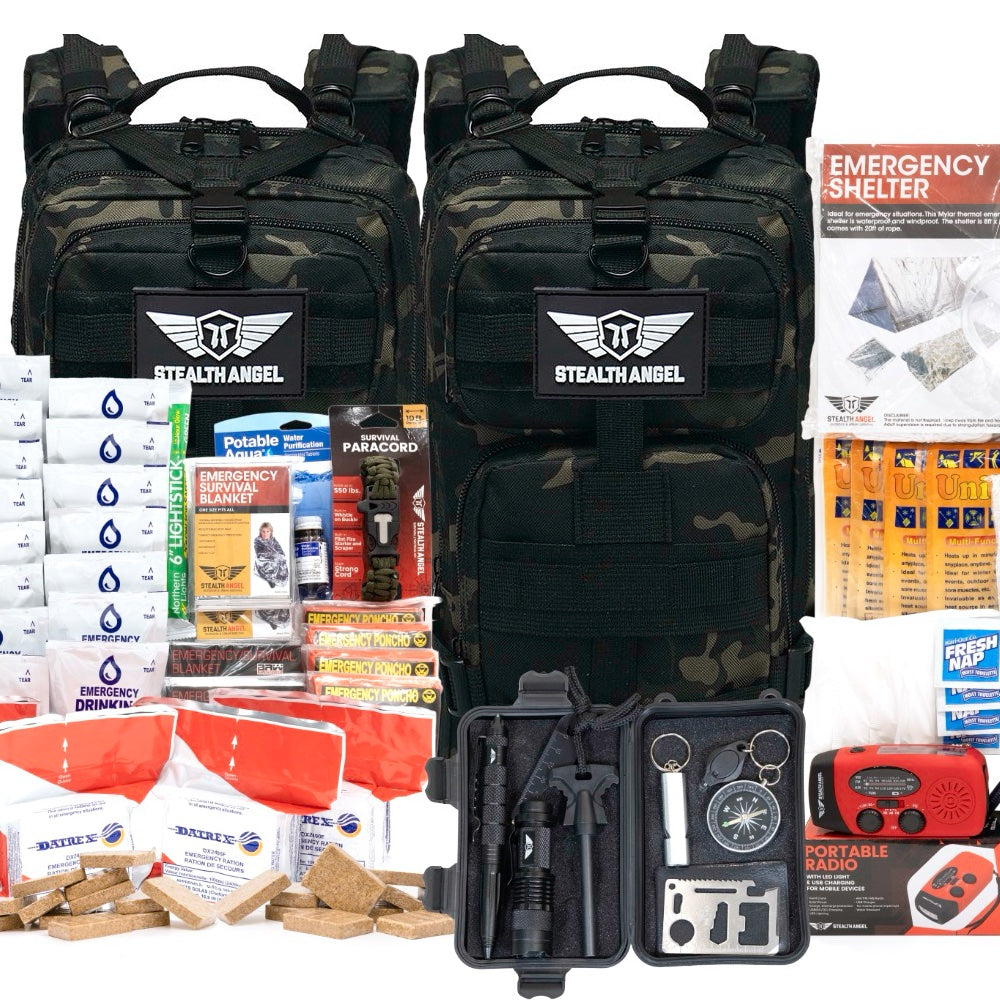3 Person Emergency Kit / Survival Bag (72 Hours) Stealth Angel Surviva ...