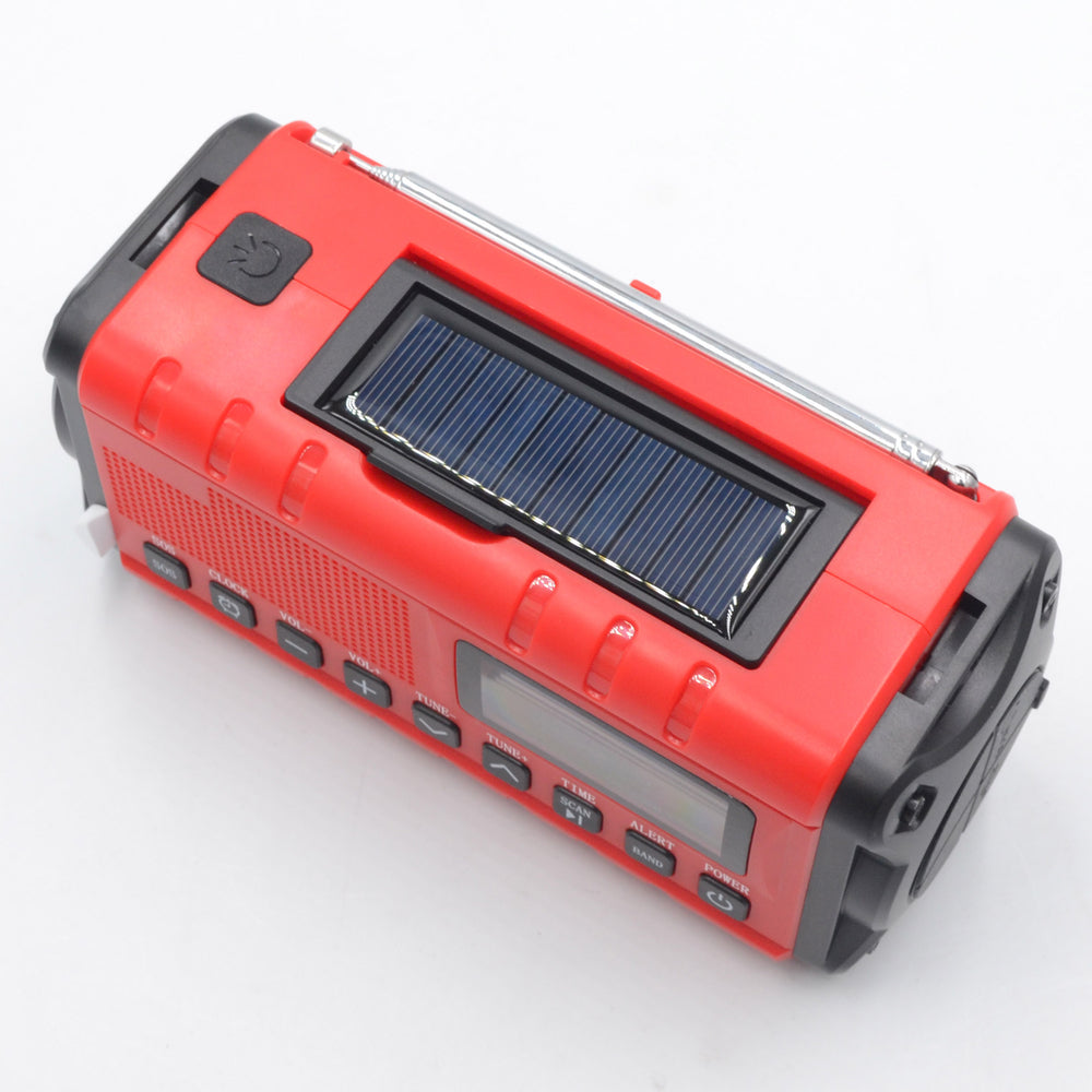 Pro Digital Solar Emergency Radio AM/FM/NOAA & LED Flashlight 10000mAH ...