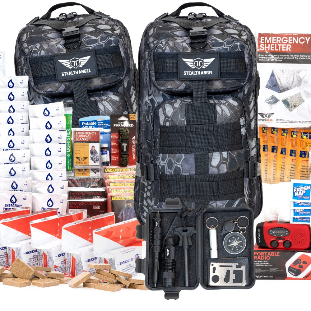 5 Person Emergency Kit / Survival Bag (72 Hours) Stealth Angel Surviva ...