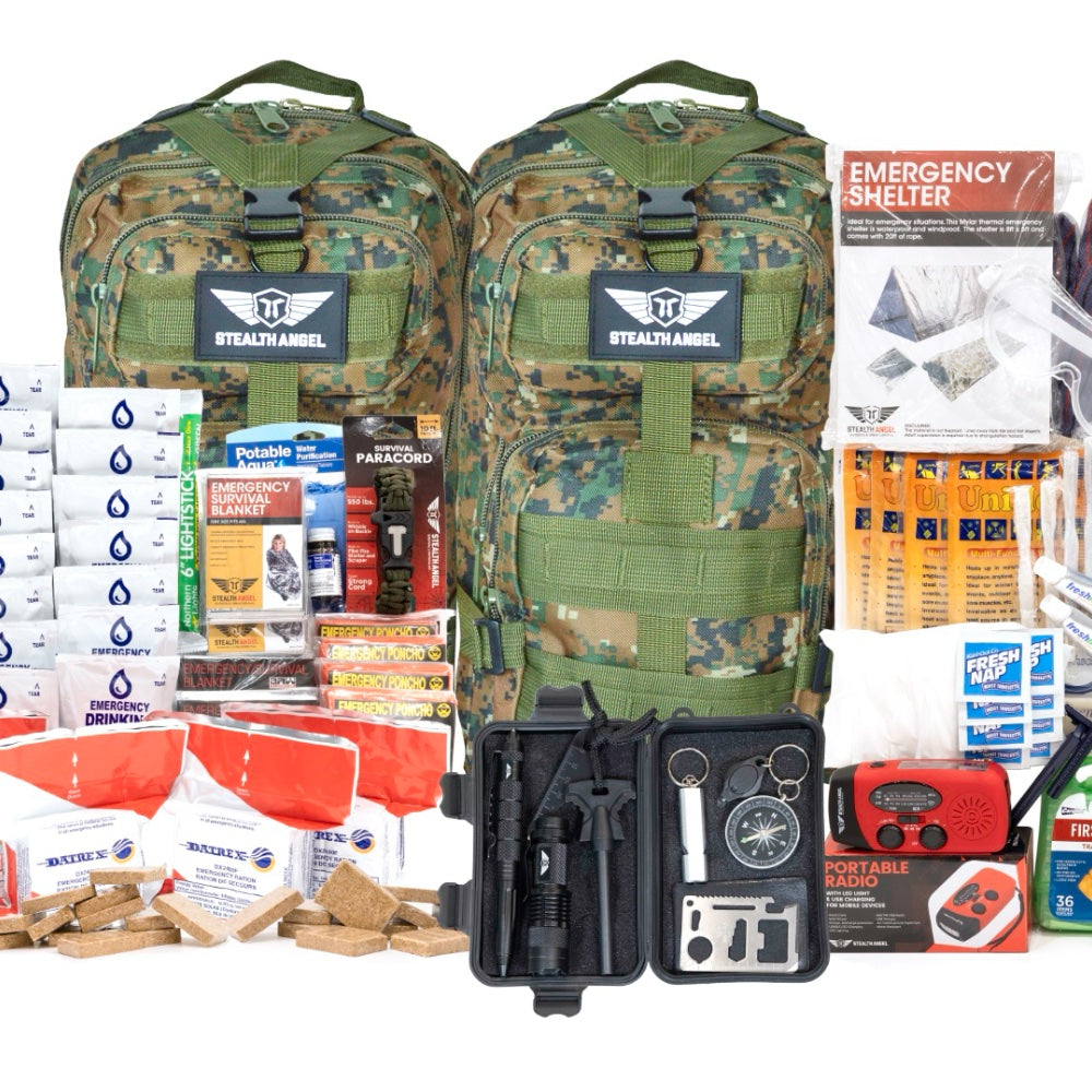 5 Person Emergency Kit / Survival Bag (72 Hours) Stealth Angel Surviva ...