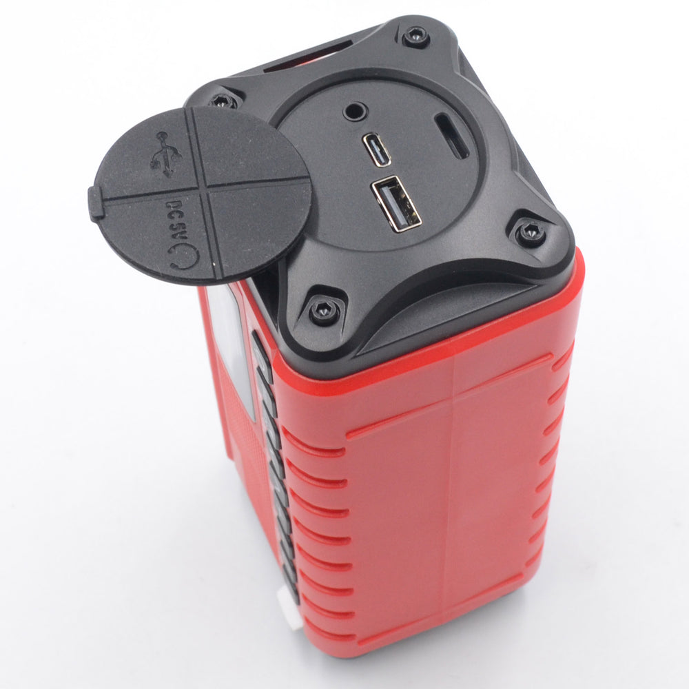 Pro Digital Solar Emergency Radio AM/FM/NOAA & LED Flashlight 10000mAH ...