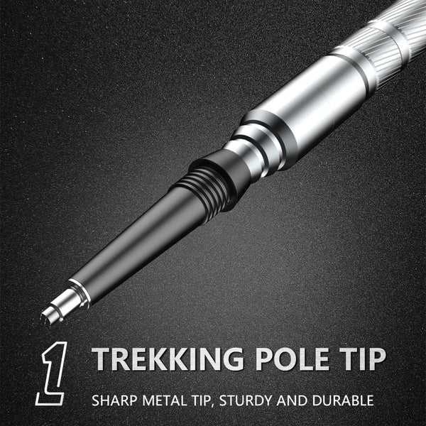 Hiking Pole 15-in-1 Multi-Function Lightweight Walking Stick Stealth A ...