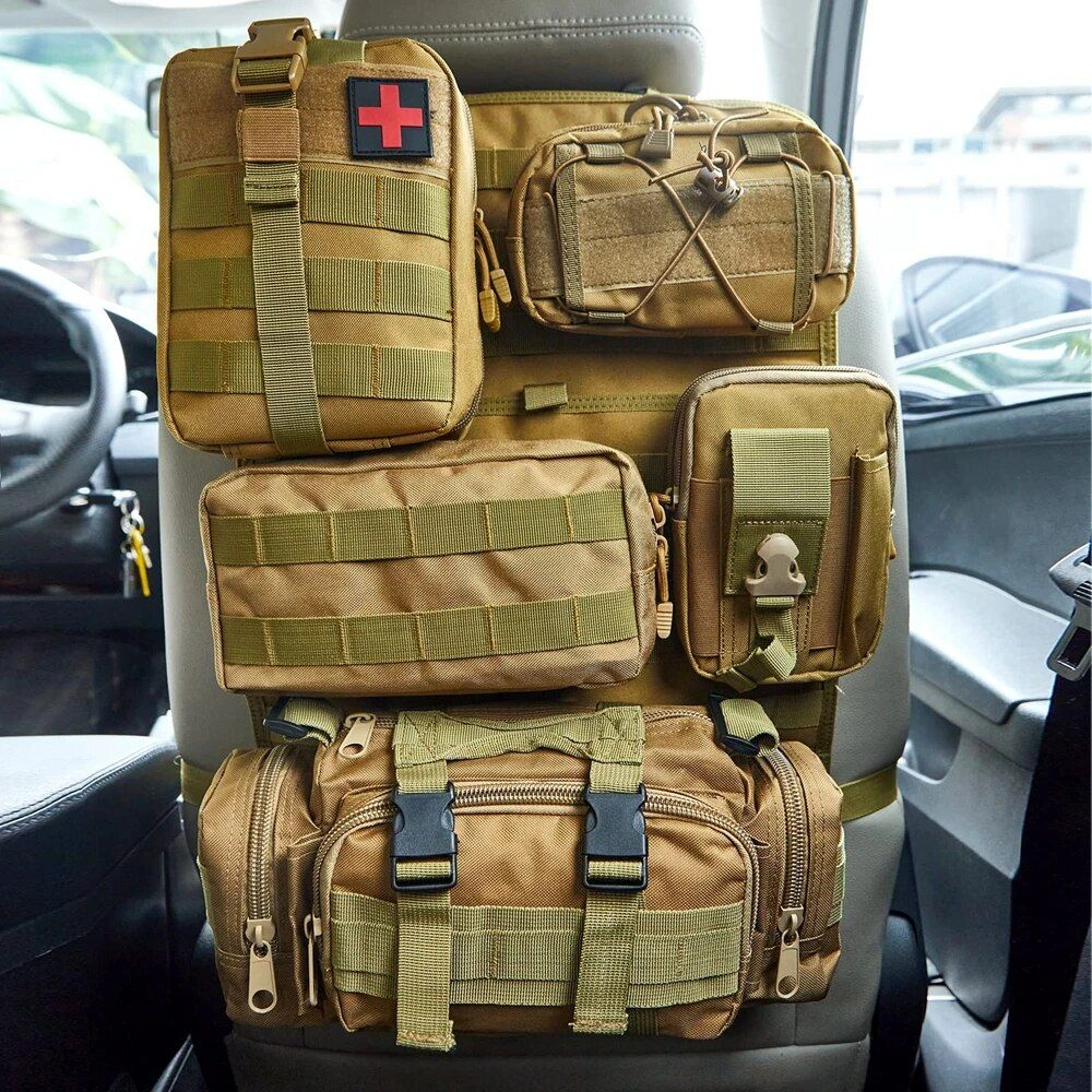 Tactical Back Seat Molle Organizer - Stealth Angel Survival - Stealth ...