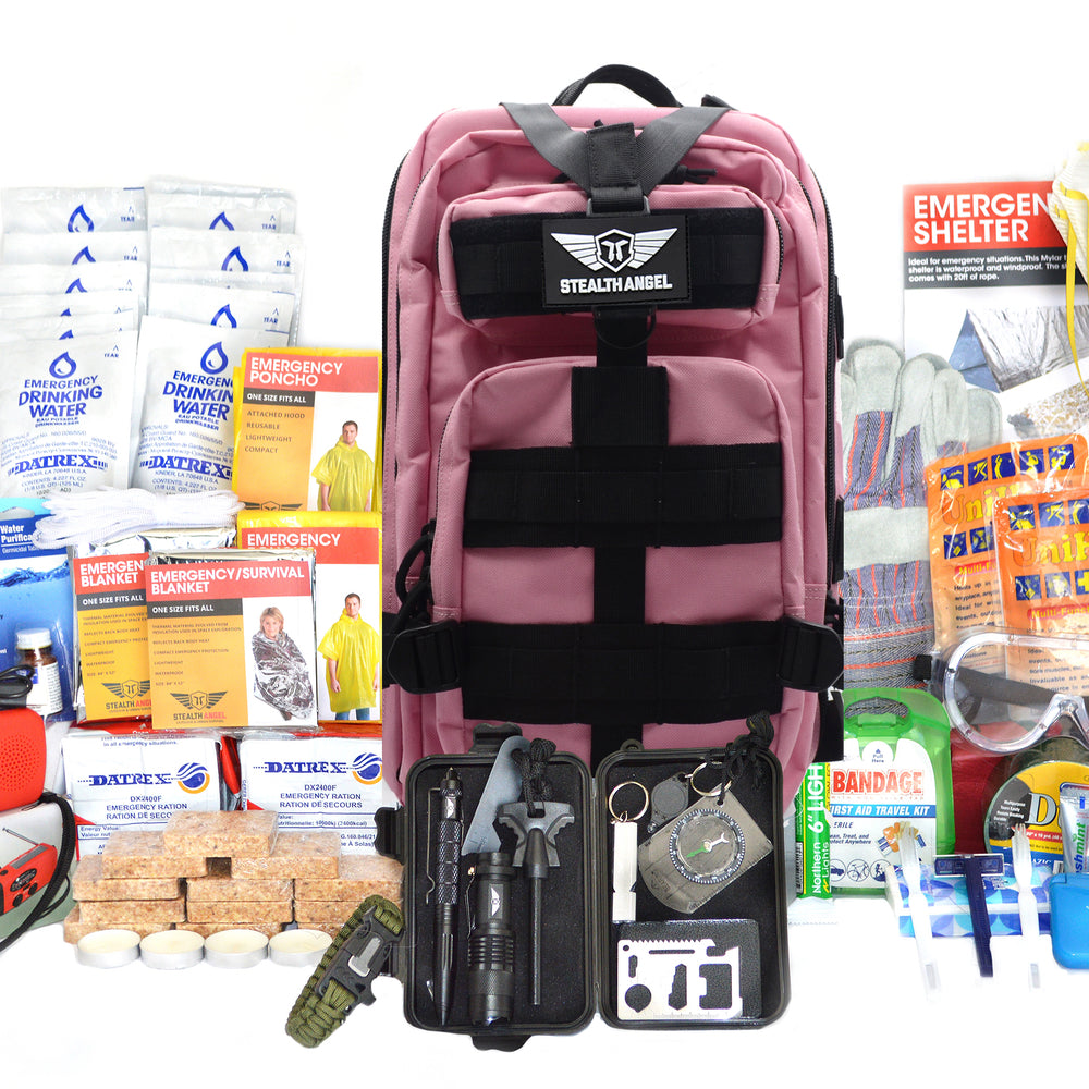 Stealth Angel 2 Person Emergency Kit / Survival Bag (72 Hours ...