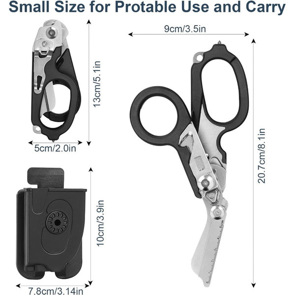 Emergency Shears - 6 in 1 Trauma Shears - Stealth Angel Survival ...