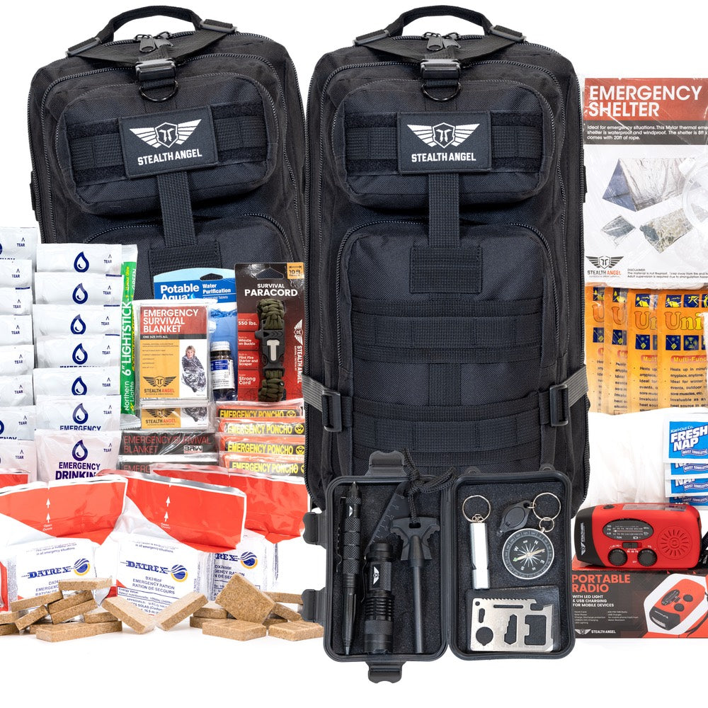 6 Person Emergency Kit / Survival Bag (72 Hours) Stealth Angel Surviva ...