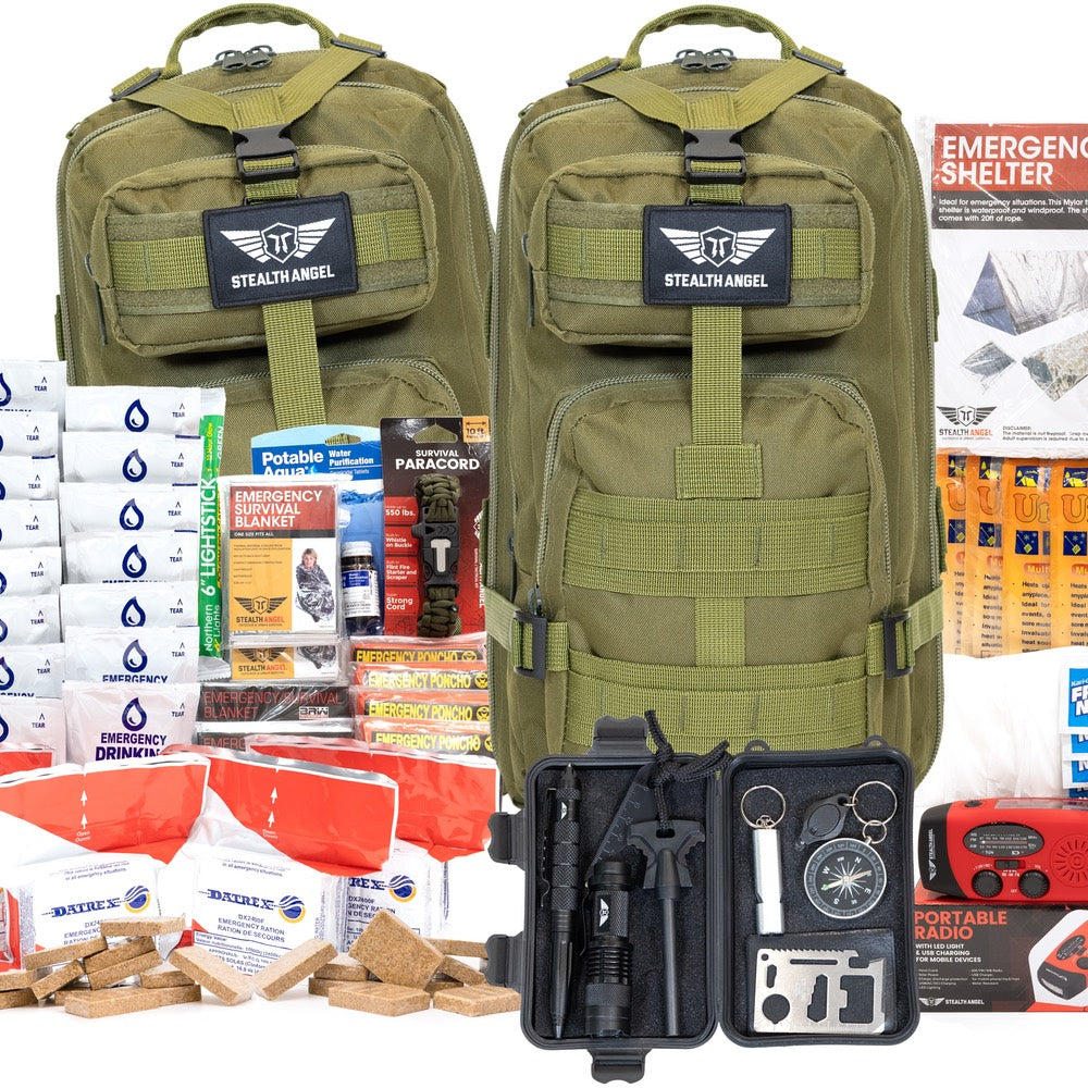 6 Person Emergency Kit / Survival Bag (72 Hours) Stealth Angel Surviva ...