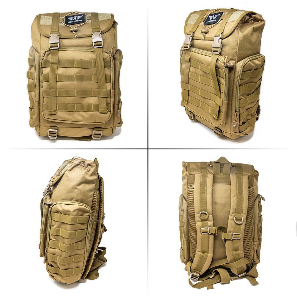 Knox40™ - Military Style Outdoor Large 40L Backpack with MOLLE Webbing ...