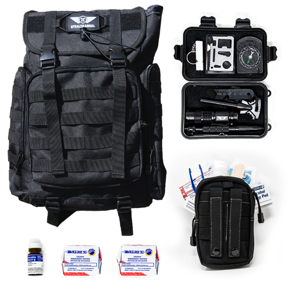 Alpha 1.0 Bug Out Bag / Emergency Survival Go Bag (72 Hours) Stealth A ...