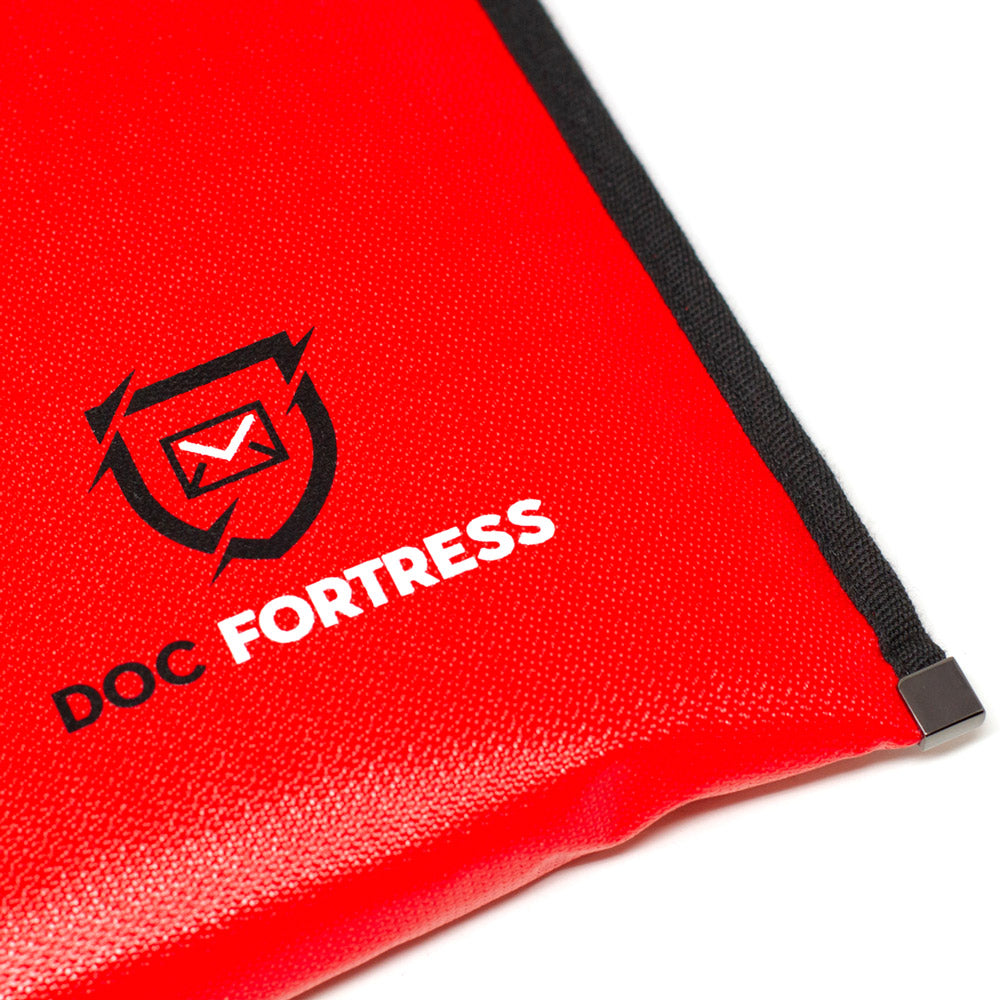 DocFortress Fire & Water Resistant Document/Money Safe Storage Bag ...