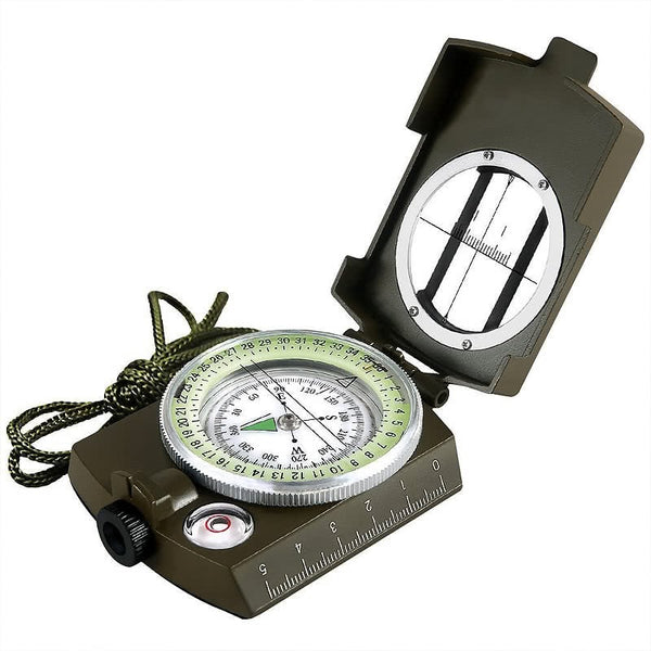 MLC1 Professional Military Lensatic Sighting Metal Compass with Carryi ...
