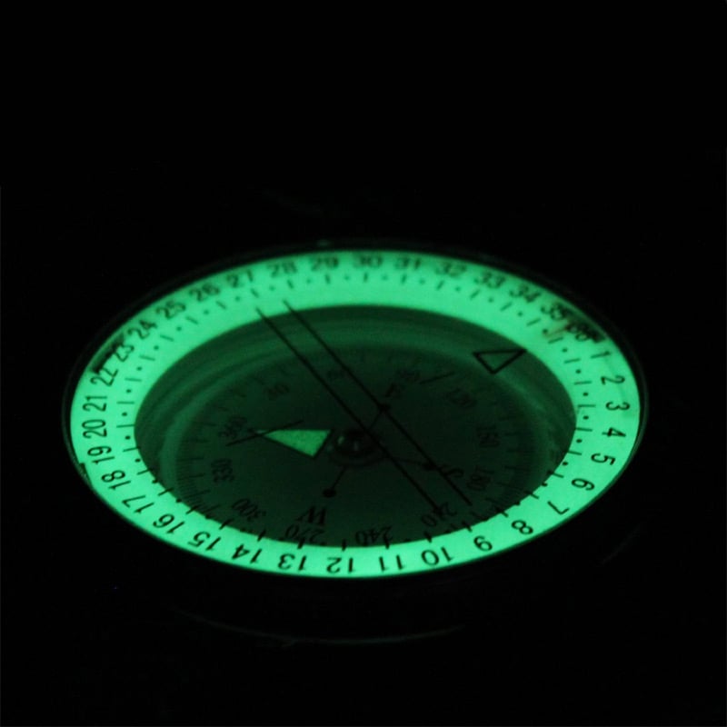 MLC1 Professional Military Lensatic Sighting Metal Compass with Carryi ...