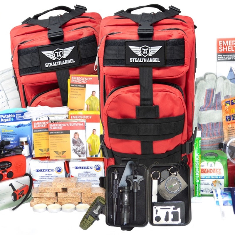 4 Person Emergency Kit / Survival Bag (72 Hours) Stealth Angel Surviva ...