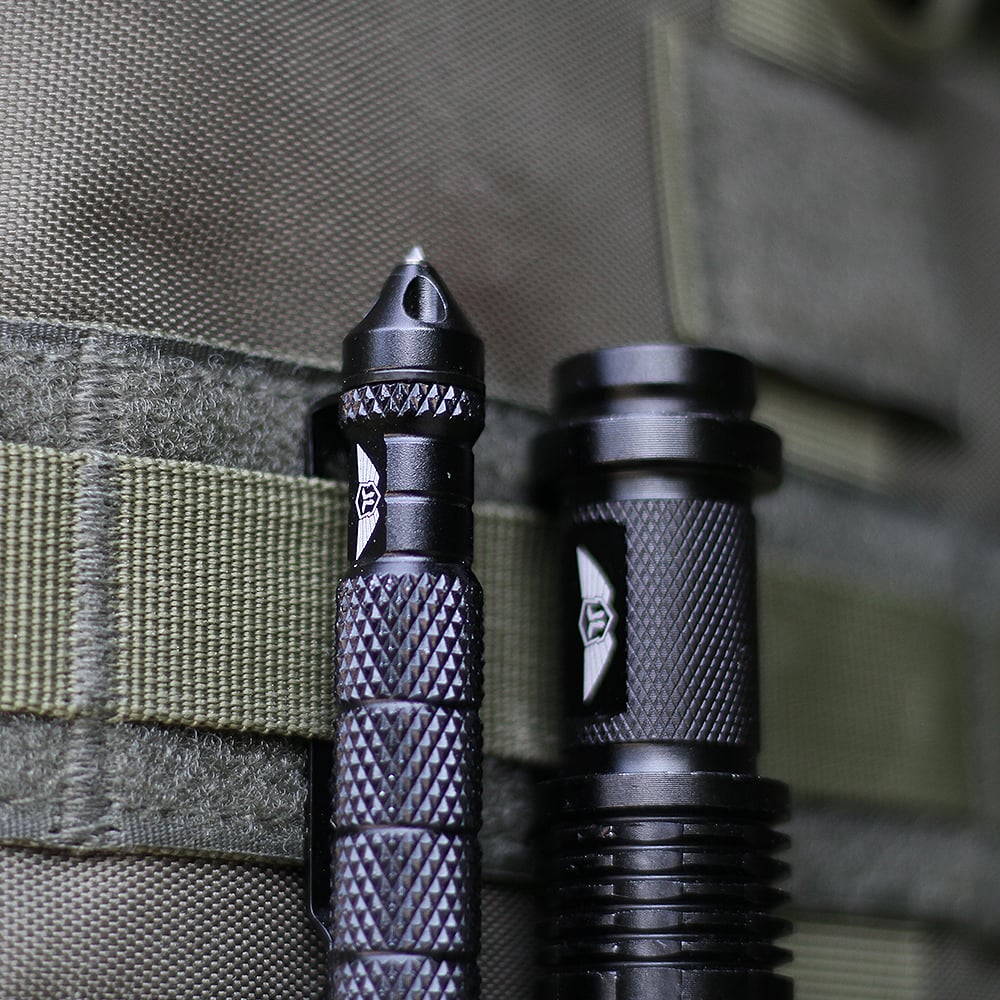 Heavy-Duty Tactical Pen w/ Carbide Tip Stealth Angel Survival - Stealth ...