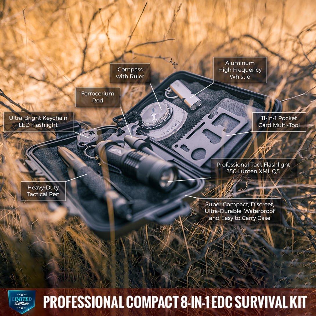 Stealth Angel Compact Survival/EDC (Everyday Carry) Kit - Stealth Angel ...