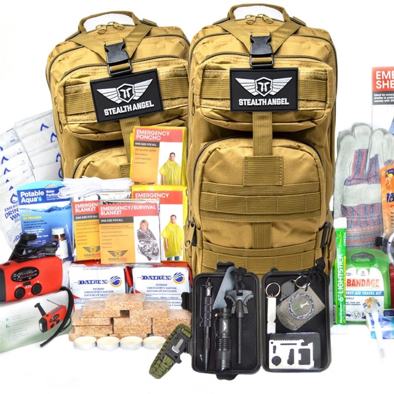 4 Person Emergency Kit / Survival Bag (72 Hours) Stealth Angel Surviva ...