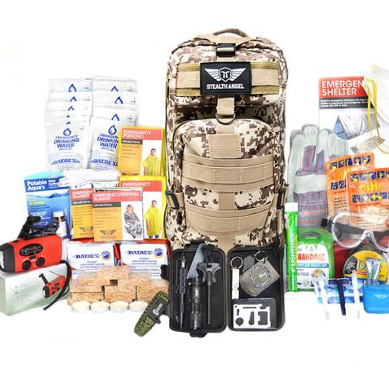 Stealth Angel 2 Person Emergency Kit / Survival Bag (72 Hours ...