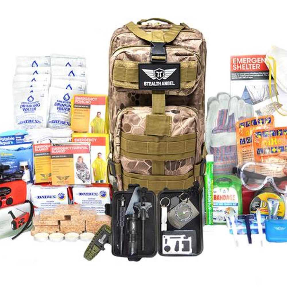 Stealth Angel 2 Person Emergency Kit / Survival Bag (72 Hours ...